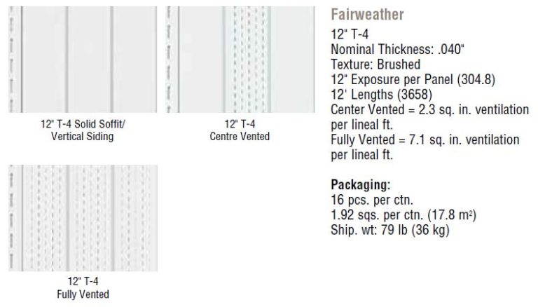 Vinyl Soffit Panels- Soffit and Fascia- Gentek Canada